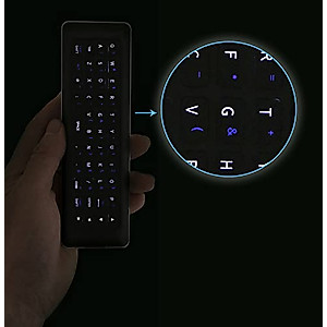 New XRT500 QWERTY Keyboard with Back Light Remote Replacement fit for VIZIO TV M43-C1 M49-C1 M50-C1 M55-C2 M60-C3 M65-C1 M70-C3 M75-C1 M80-C3 M322I-B1 M422I-B1 M492I-B2 M502I-B1 M552I-B2 M602I-B3