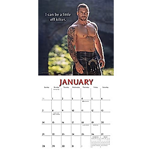 Kilty Pleasures 2024 Mini Calendar, 7" x 7"
