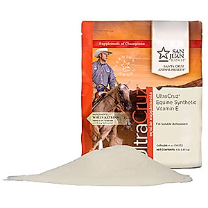 UltraCruz sc-516052 Equine Synthetic Vitamin E Supplement for Horses, 4 lb, Powder (112 Day Supply)