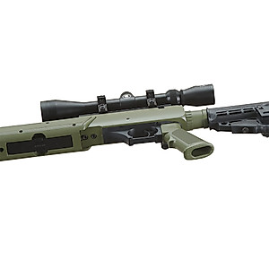 Powerful MB13 APS SR-2 Metal Bolt Airsoft 450 FPS Single Bolt Action Sniper Rifle with 3X Scope, Speed Loader and 0.20g 6mm BBS, Color Green