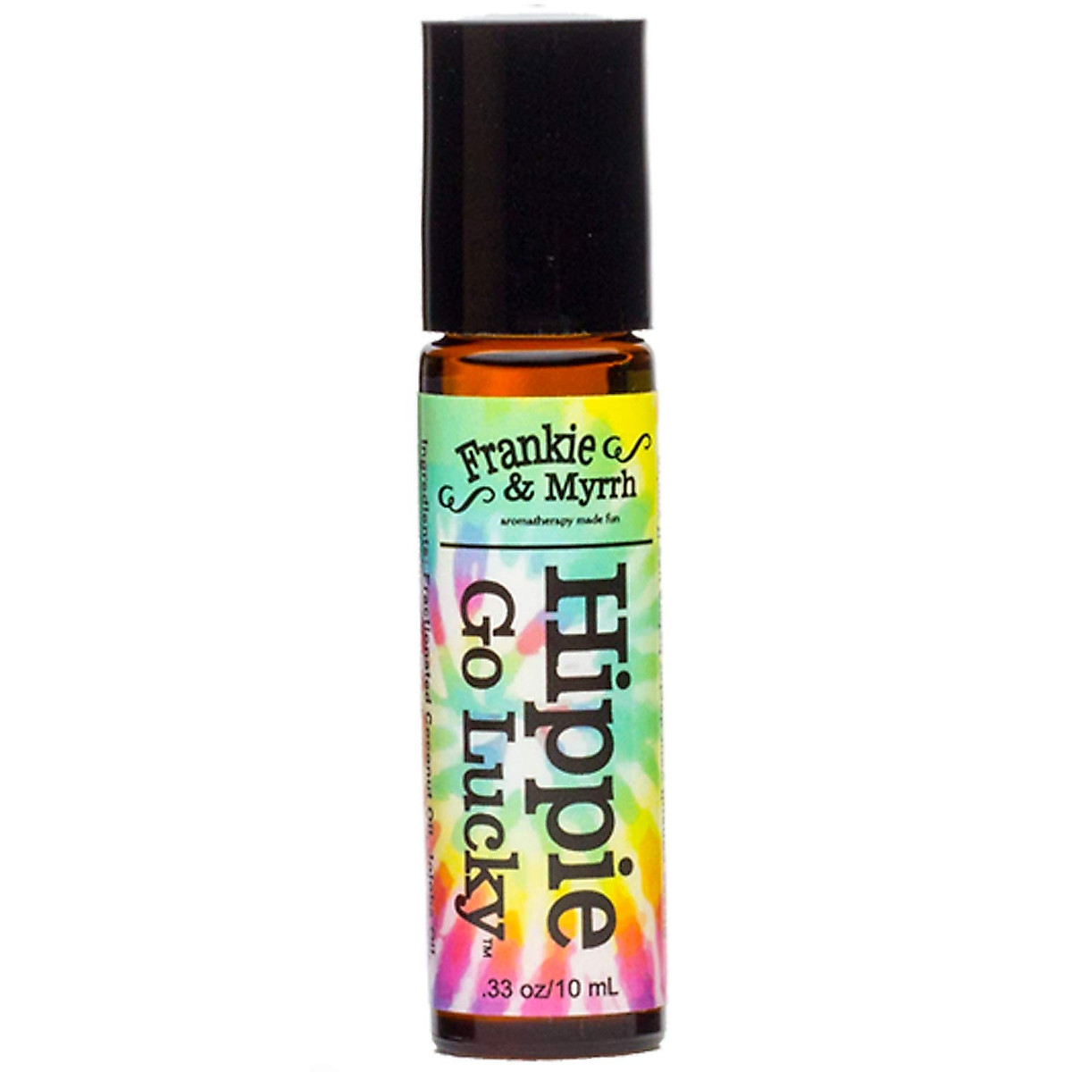 Frankie & Myrrh Hippie Go Lucky 2 Pack | Patchouli Roll-on & Spray | Natural Aromatherapy Combo for Relaxation & Positivity