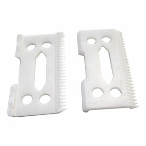 Ceramic clipper blades 2 hole2-Hole Clipper ceramic Blade cutter,ceramic clipper replacement blades for WAHL Professional: Super Taper, Super Taper II. Icon, Pro Basic, and Taper 2000