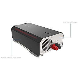 Furrion FIVBDP10A 12V 1000W PureSine Wave Inverter, Black