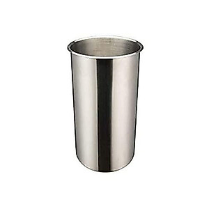 Winco 8.25 Quart Heavy-Duty Stainless Steel Bain Marie, NSF Listed