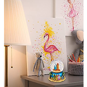 CoTa Global Cool Summer Surf Boards Snow Globe - Water Globe Figurine with Sparkling Glitter, Collectible Novelty Ornament for Home Decor, for Birthdays, Holiday and Valentine's - 65mm