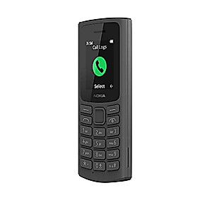 Nokia 105 4G Dual-SIM 128MB ROM + 48MB RAM (GSM Only | No CDMA) Factory Unlocked Android 4G/LTE Smartphone (Black) - International Version