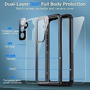 Oneagle for Samsung Galaxy A54 5G Case Waterproof, Built-in Screen & Lens Protector, Full Body [Waterproof Shockproof Dustproof] [IP68 Underwater] Heavy Duty Anti-Scratched Rugged Case for A54 5G 6.4"