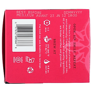 Stash Tea, Tea Pom Raspberry Matcha, 18 Count