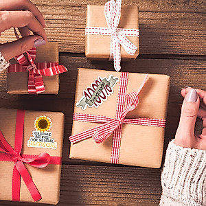 Wailozco 100% Handmade Stickers,Thank You Stickers,Handmade Stickers,Small Shop Stickers,Envelopes Stickers for Small Business, Online Retailers,Handmade Goods,500 Labels Per Roll