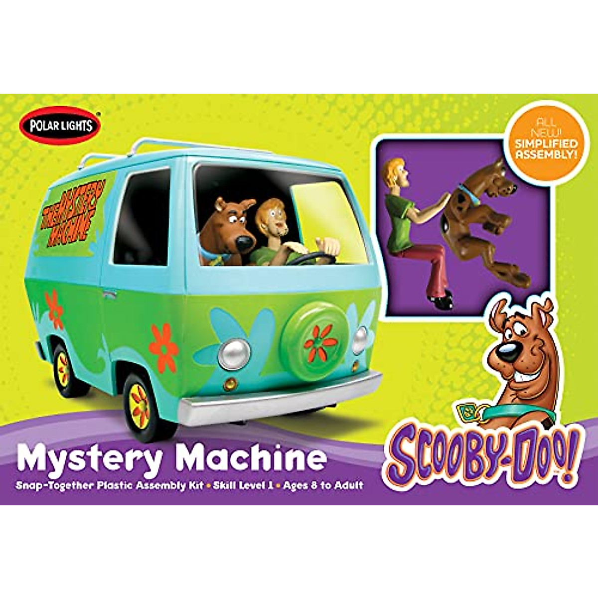 Polar Lights Scooby-Doo Mystery Machine 1:25 Scale Snap Model Kit