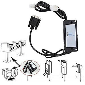 Gaeirt RS232 Converter, MDB-RS232 Converter Use RS232 USB Port Use Computer RS232 Port ABS Plastics Material for MDB Coin Validator