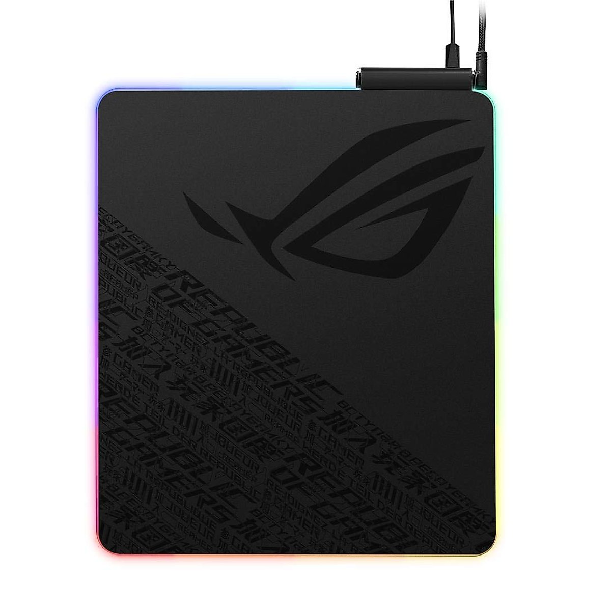 ASUS ROG Claymore II Wireless Modular Gaming Keyboard + ROG Balteus Qi Vertical Gaming Mouse Pad Bundle