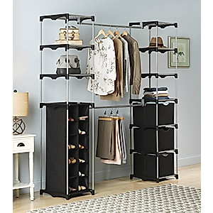 Whitmor Deluxe Double Rod Adjustable Closet Organization System
