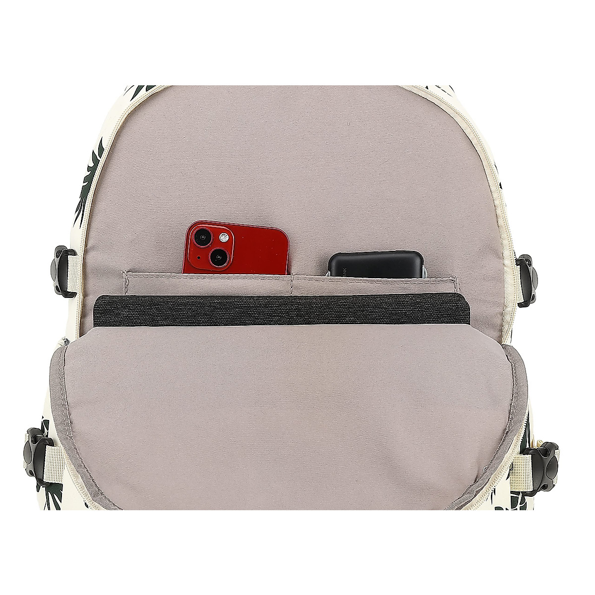 Dimanito Laptop Backpack College Backpack with USB charging port for laptop up to 15 inch Men Women outdoor Travel Backpack (Pineapple)