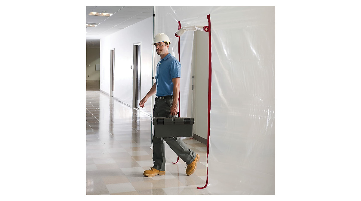 ZipWall Heavy-Duty Zipper 2-Pack - Quick Dust Barrier Entry