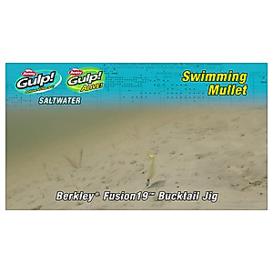 Berkley Gulp! Alive! Swimming Mullet Soft Fishing Bait, Nuclear Chicken, 3in - Pint 4x7