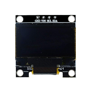 0.96" I2C IIC Serial 128X64 White OLED LCD LED Display Module for Arduino