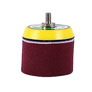 Buffing Polishing Pads, 16pcs 2" Sponge Buffing Pads for Car Foam Drill, Drill Buffer Attachment for Waxing, Polishing, Sealing Glaze, Air Sander Car Polisher Thread-M6X1