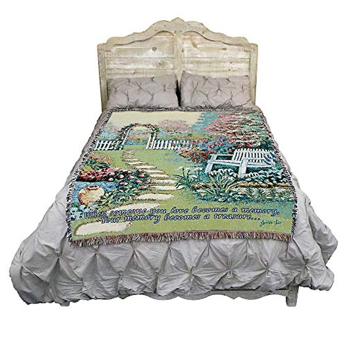 Pure Country Weavers When Someone You Love Becomes A Memory 2 Blanket by Joseph Lee - Sympathy Bereavement Gift Tapestry Throw Woven from Cotton - Made in The USA (72x54)