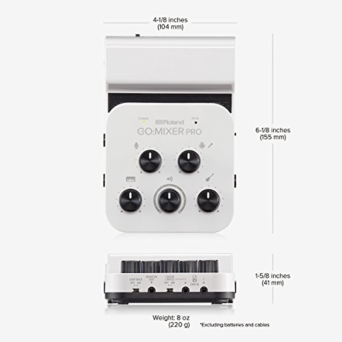 Roland GOMIXERPRO Professional-Quality Audio Mixer for Smartphones