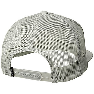 RVCA Men's Denim Trucker HAT, Light Grey, ONE Size