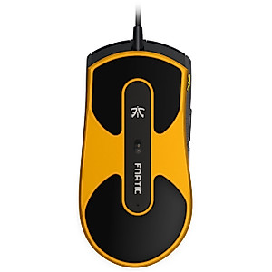 Fnatic Clutch 2 Pro Gaming Esports Mouse (Pixart Optical Sensor with 12,000 CPI, 6 Buttons, Mechanical Mouse Switches, Multi-Color RGB Backlit, Right Handed) – Black