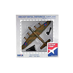 Daron Worldwide Trading Postage Stamp RAF Lancaster 1/150 Just Jane Airplane Model