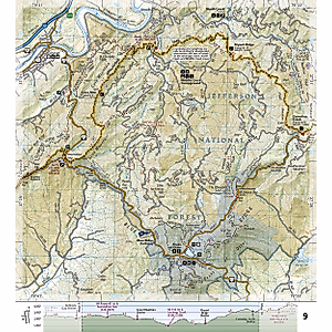 Appalachian Trail: Bailey Gap to Calf Mountain Map [Virginia] (National Geographic Topographic Map Guide, 1504)