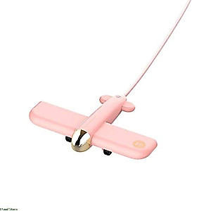 Lysee Cable Winder - 3 colors Airplane shape waterproof 4-port USB 2.0 HUB Splitter 4 in 1 Converter HUB USB Splitter - (Color: pink)