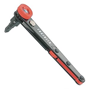 ENGINEER DR-05 Offset Ratchet Screwdriver Ideal for work in a narrow space, Quick Rotation Knob (Made in Japan)