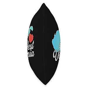 West Virginia Map American USA State Gift American USA State | West Virginia Map Throw Pillow, 16x16, Multicolor