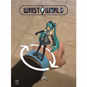 WRIST WORLD Hatsune Miku Wrist Band Set - an Augmented Reality Virtual AR RPG Adventure On Your Phone and Wrist