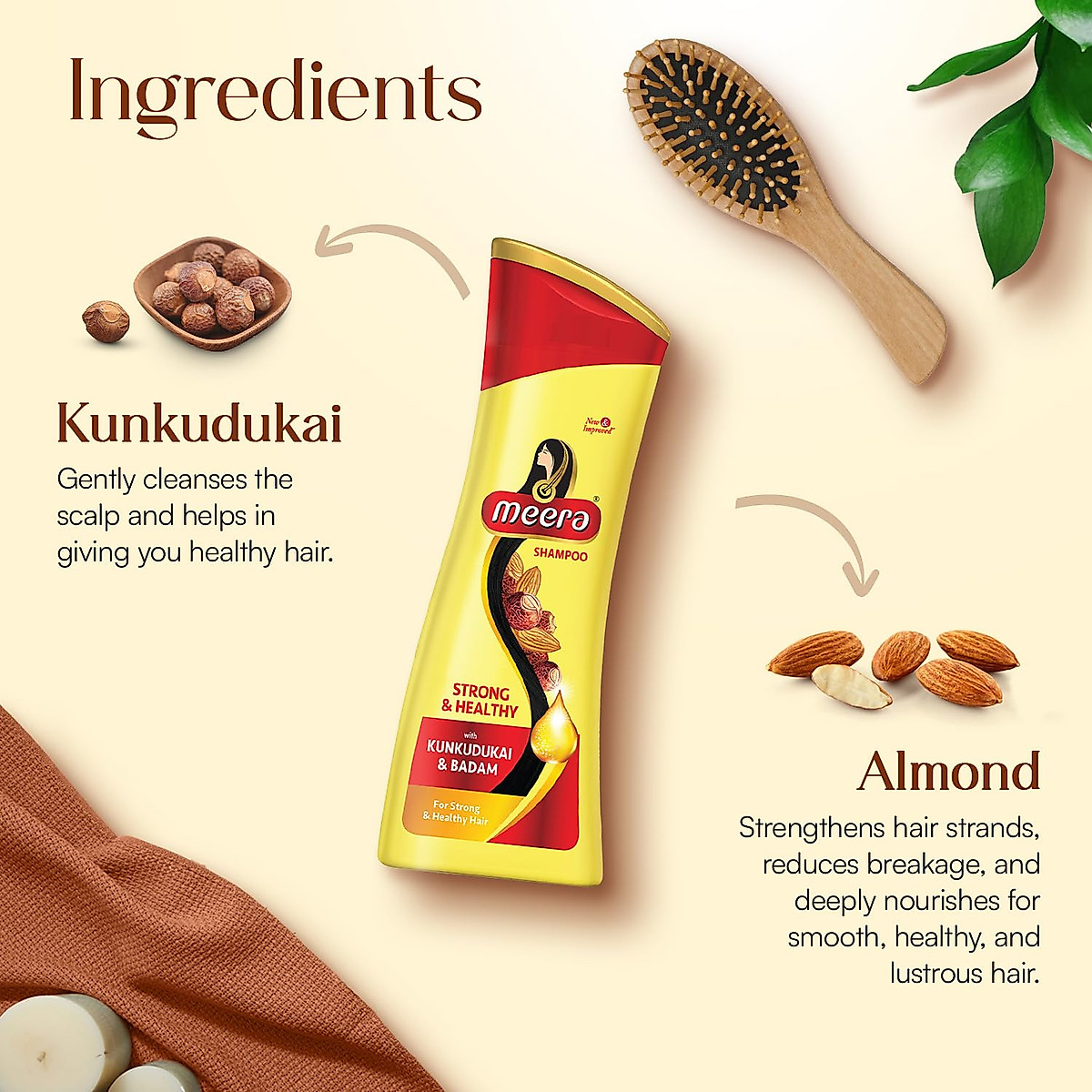 Meera Strong & Healthy Shampoo, 180ml