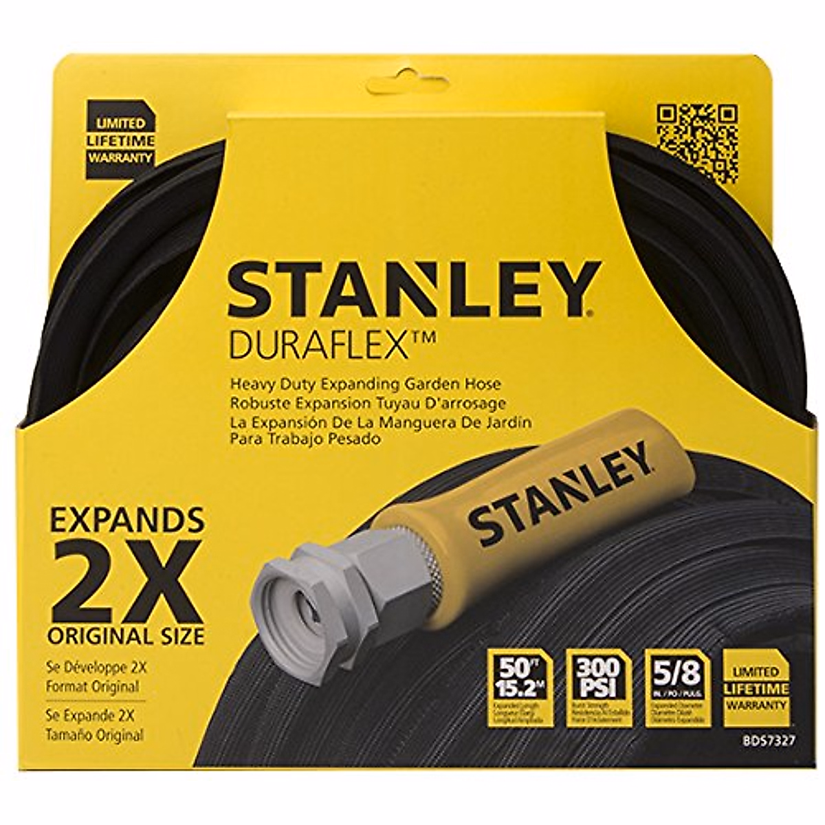 Stanley Garden BDS7327 Expanding 50-Foot Hose, Black