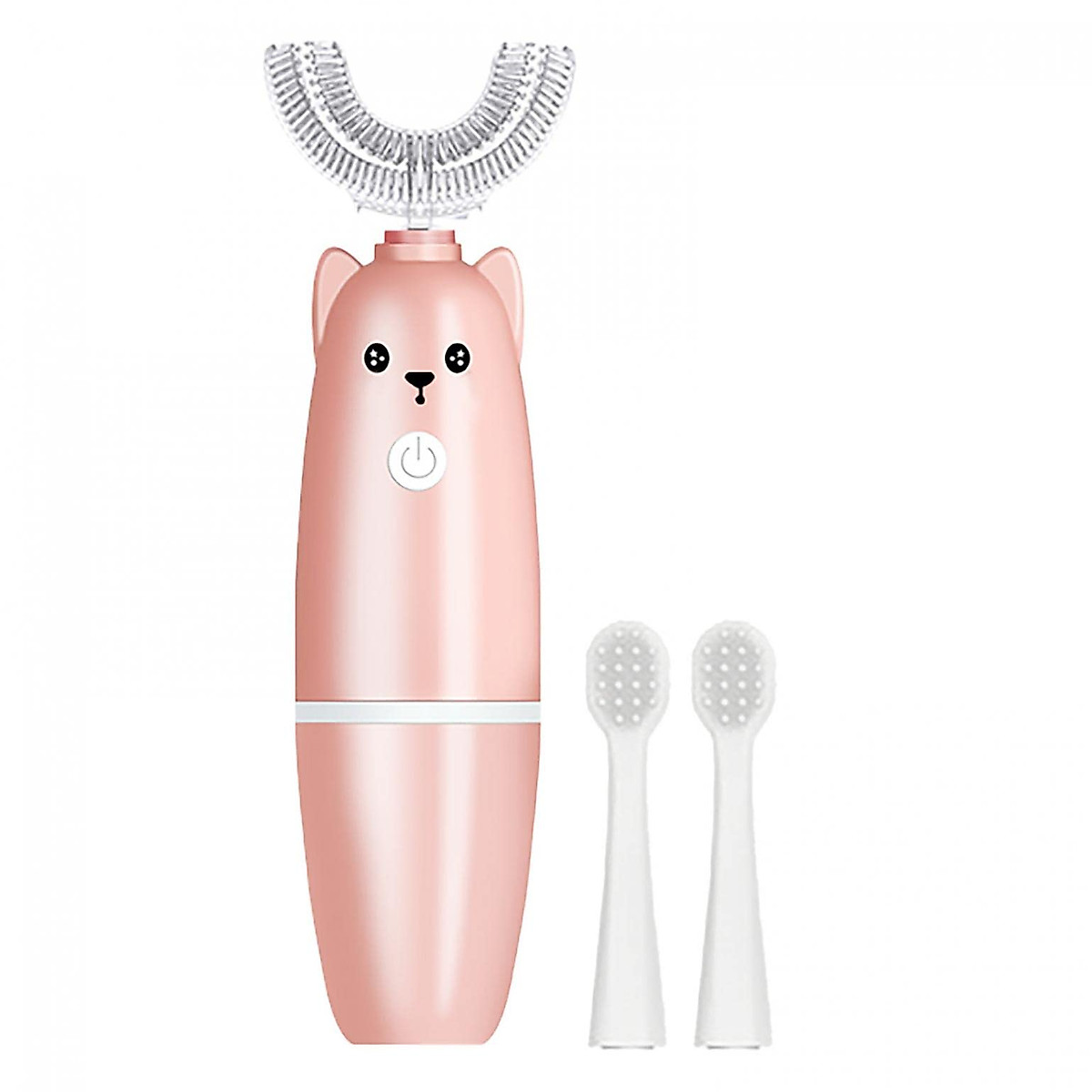 ZITIANY Waterproof Electric Toothbrush Kids, Toothbrush Electric U-Shaped Automatic Toothbrush with 2 Brush Heads