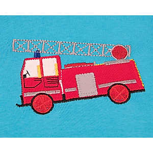 Leveret Fire Truck 2 Piece Pajama Set 100% Cotton 2 Years