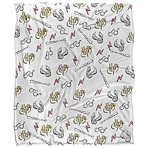 Harry Potter Whimsical Water Color Officially Licensed Silky Touch Super Soft Throw Blanket 50" x 60"