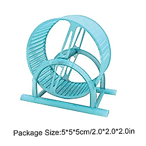 Nicedea Quiet Hamster Exercise Wheel, Silent Spinner Running Wheel for Hamsters, Gerbils, Mice, Small Pet Blue