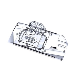 Bykski Copper GPU Water Cooling Block GPU Waterblock Graphics Card Water Cooling Block For XFX Radeon RX6900XT RX6800XT Speedster Merc 319 (5V ARGB RBW Aura Effect LED Lights GPU Block With Backplate)