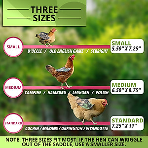 The Chicken Chick® Hen Mating Saddle Skinny / Medium