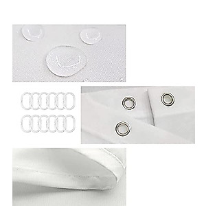 4 Piece Anime Shower Curtain Set with Non-Slip Rug, Toilet Lid Cover, Bath Mat and 12 Hooks, Waterproof Shower Curtain Set for Bathroom