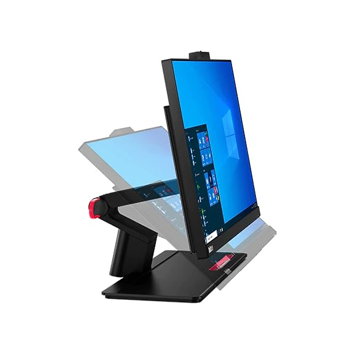 Lenovo 2023 ThinkCentre M70a AIO, 21.5 Inch FHD Touchscreen, Intel Core i5-10400, 16GB RAM, 256GB SSD, DVD-RW, IR Camera, Win 11 Pro, Black, 3 Year onsite