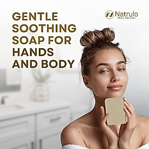 Cactus Honey & Oats Goat's Milk Soap Bar 4 oz – Natural Bar Soap for Women, Men, Kids, Itchy Skin, Eczema, Psoriasis, Rash, Sunburn Skincare – Calming Colloidal Oatmeal Face Cleanser & Body Wash