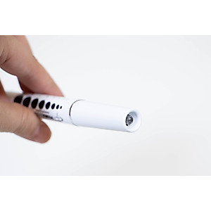 PrimaCare DL-9325-2 LED Diagnostic Reusable and Lightweight Medical Pen Light for Nurse, Student, Doctors EMT, Batteries Included, White, Pack of 2