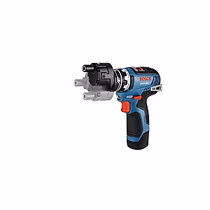 BOSCH GSR12V-300FCB22 12V Max EC Brushless Flexiclick 5-In-1 Drill/Driver System with (2) 2.0 Ah Batteries