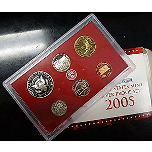 2005 S Silver Proof Set Various US Mint Ogp