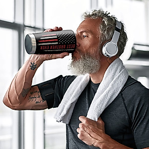 Macorner Brother Gifts - Tumbler 20oz - Birthday Christmas Gifts for Brothers From Sister Brother - Gifts For Men Big Brother Little Brother Siblings Brother In Law - Brother Gifts From Sister