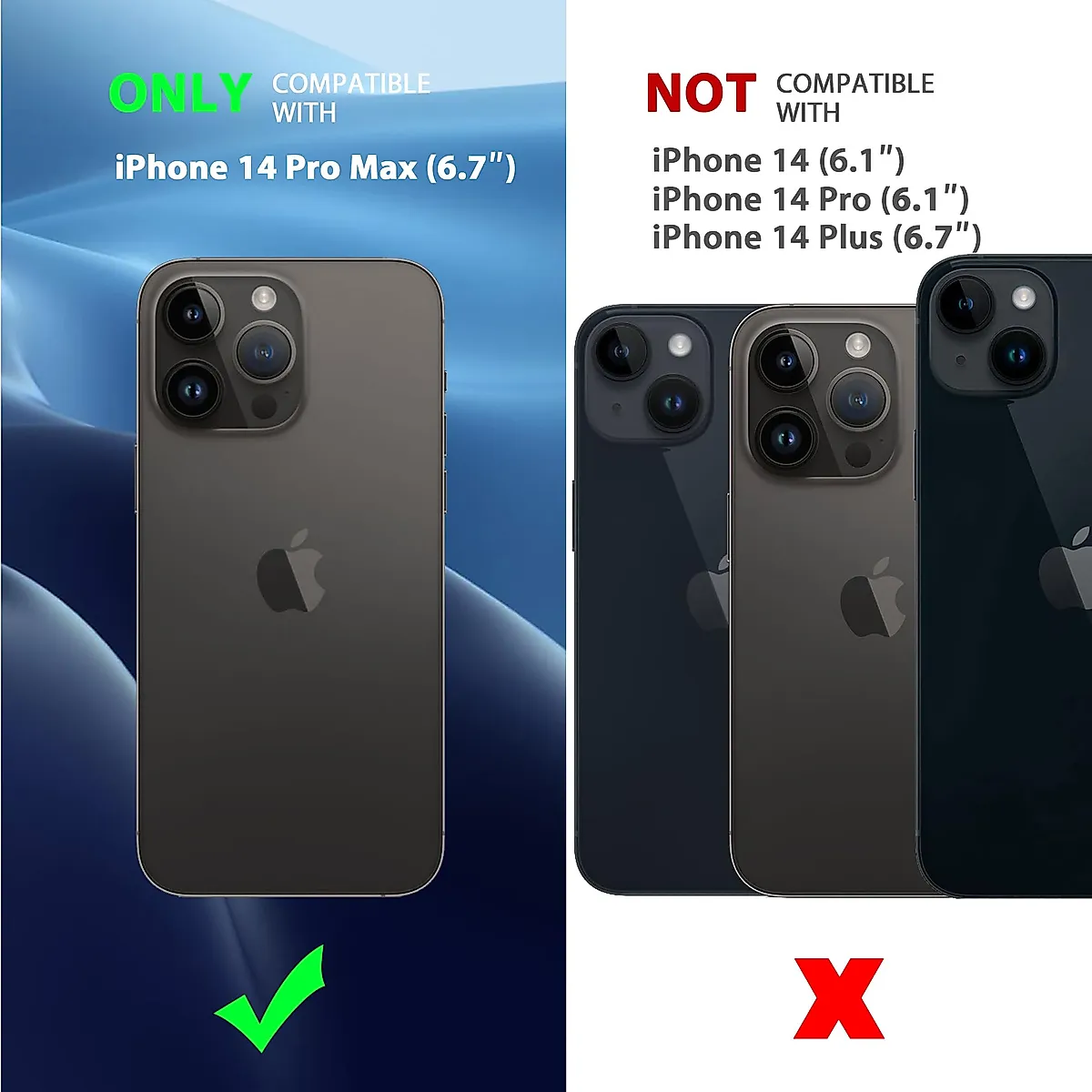 CACOE Magnetic Case for iPhone 14 Pro Max 6.7 inch-Compatible with MagSafe & Magnetic Car Phone Mount,Anti-Fingerprint TPU Thin Phone Cases Cover Protective Shockproof (Light Purple)