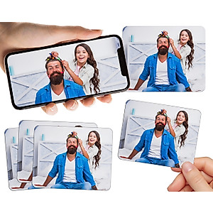 Your Square Custom Magnet | Square Magnetic Photo for Home School Office Kitchen Fridge Special Decoration | Save Your Best Personalized Picture Magnets | INKL Free Photo Upscaler