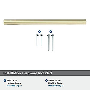 Amerock | Cabinet Pull | Champagne Bronze | 5-1/16 inch (128 mm) Center to Center | Bar Pulls | 1 Pack | Drawer Pull | Drawer Handle | Cabinet Hardware, BP40517CZ